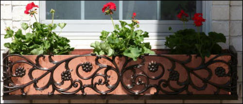Garden Metal Work | Window Boxes Gallery